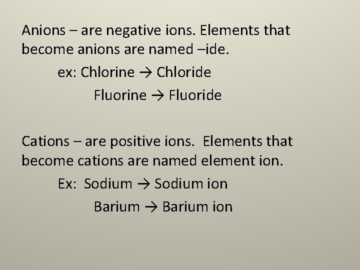 Physical Science Ionic Bonding Stable Electron Configurations When