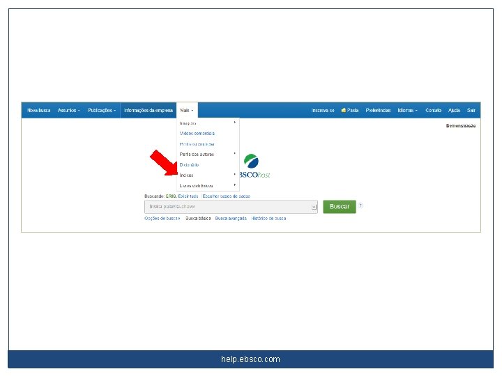 Tutorial de Uso Avanado help ebsco com DEZ