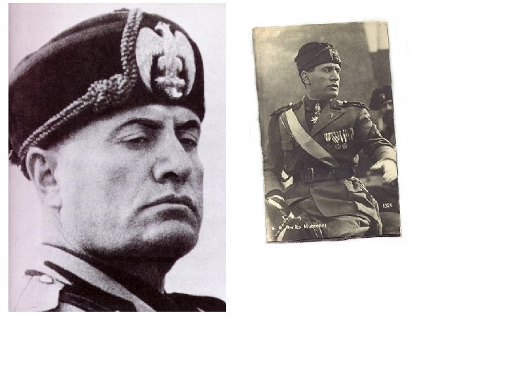 RISE OF DICTATORS Benito Mussolini Became the dictator