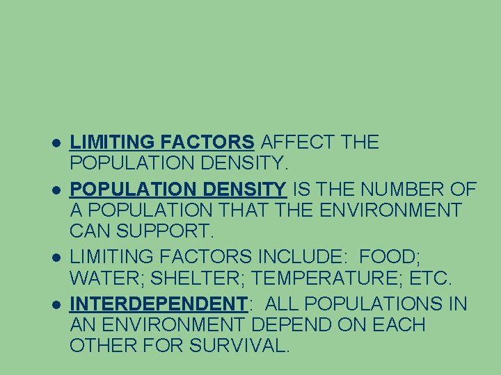 Chapter B 2 Lesson 1 Ecosystems p B