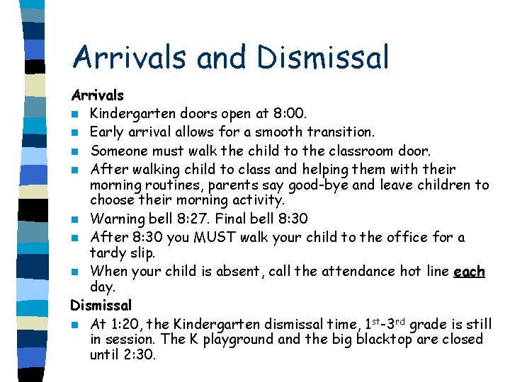 Welcome BACK TO SCHOOL NIGHT KINDERGARTEN Curriculum Overview