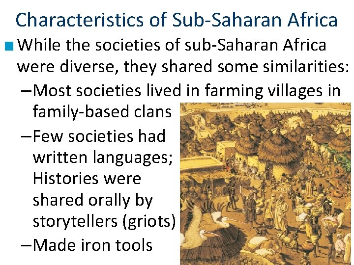 Essential Question What was Africa like before the
