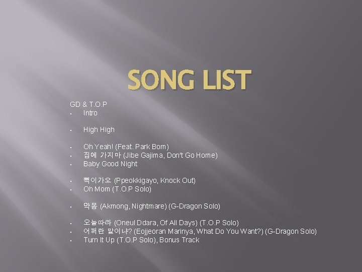 GD T O P By Binlee Nokeo About