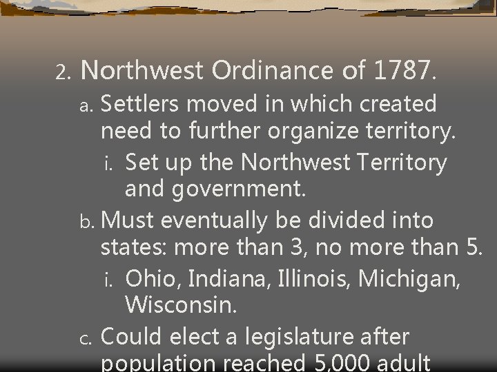 The Colonial Political Experience 2 Basic Questions Why