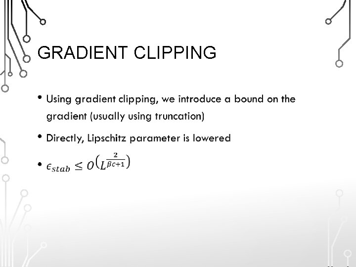 OPTIMIZATION AND STABILITY IN NEURAL NETWORKS ADVANCED READING