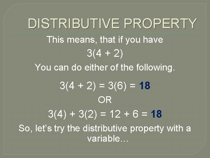BELL WORK Using the equation below identify the