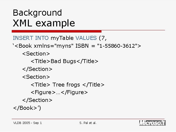 XQuery Implementation in a Relational Database System Shankar