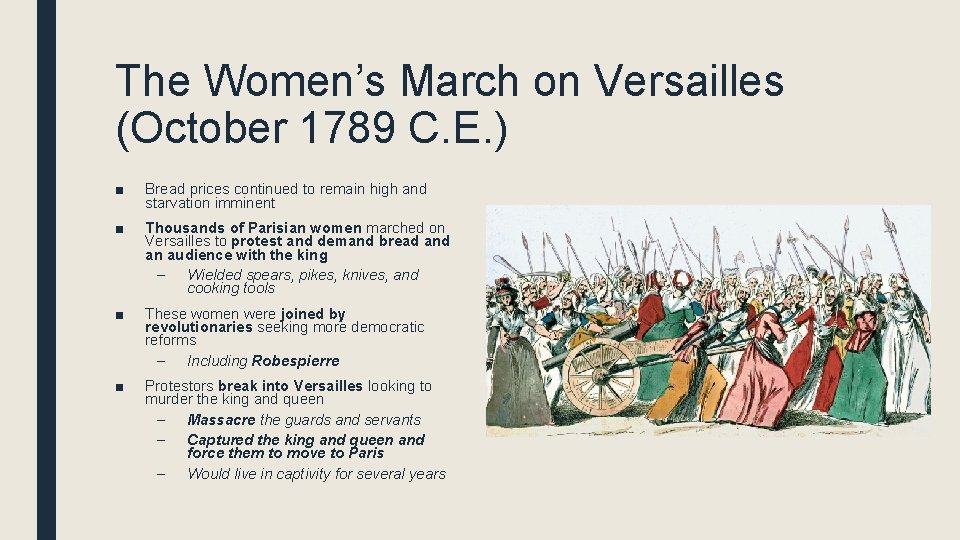 FRANCE BECOMES A REPUBLIC Unit IV French Revolution