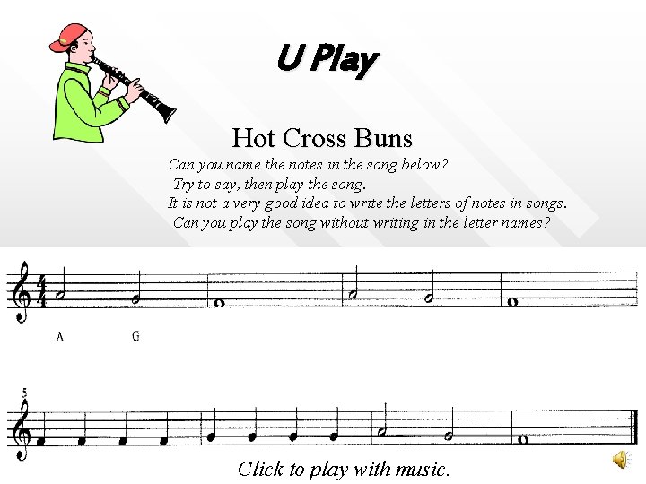 Beginning Clarinet Tutor The Concert Bb Scale Notes