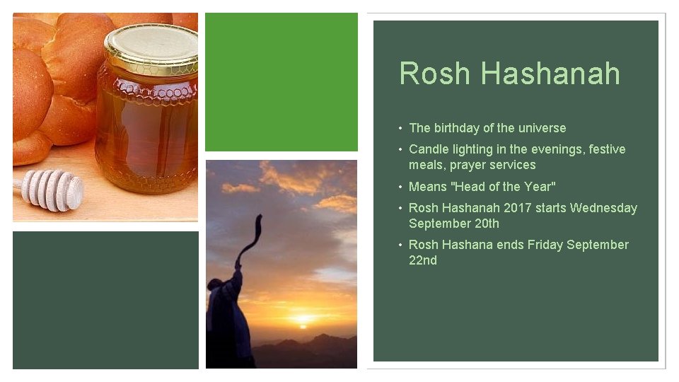 JEWISH HOLIDAYS AND TRADITIONS By Caroline Sydney and