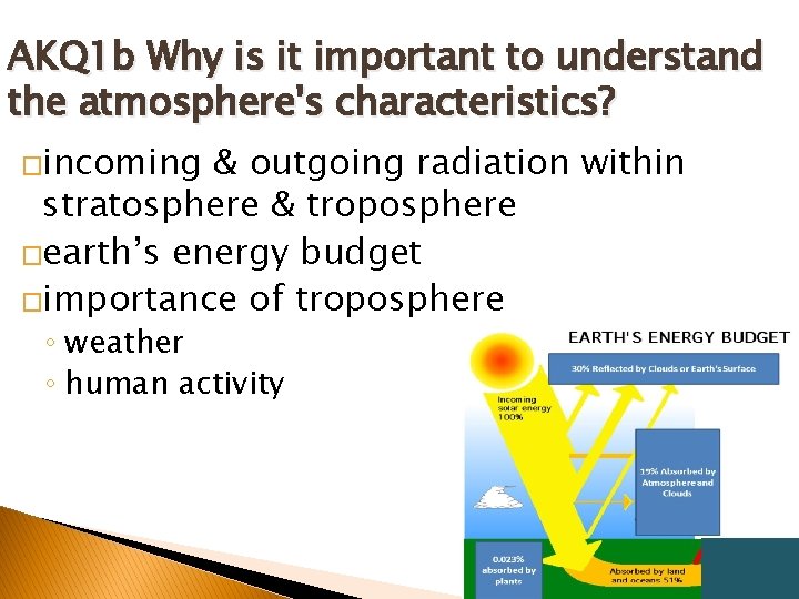 AICE Environmental Management UNIT 6 Atmosphere Basic Structure
