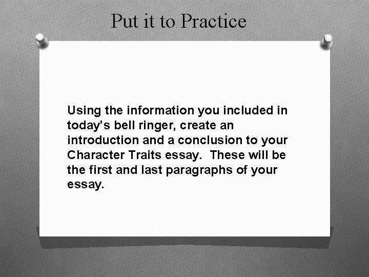 Bell Ringer Choose a character from The Outsiders