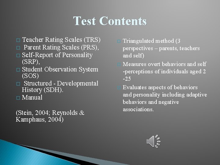 BASC 2 Behavior Assessment System for Children 2