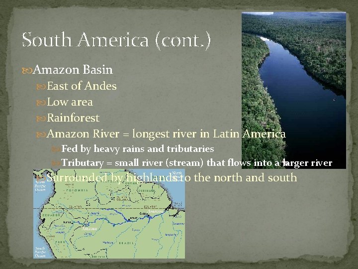Chapter 7 Physical Geography of Latin America Subregions