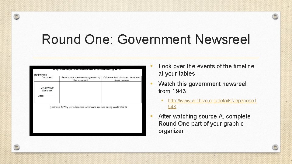 Japanese Internment Inquiry Lesson US History II Breen