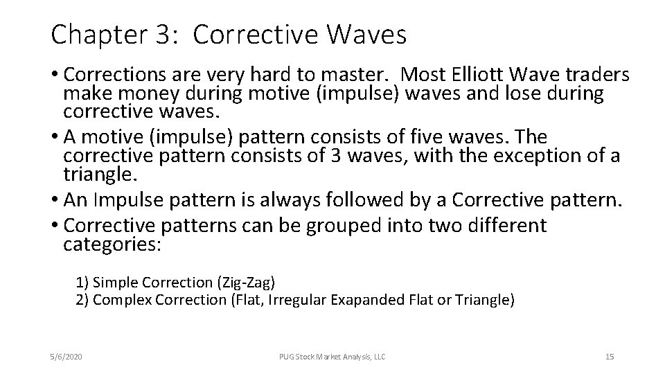 PUG Elliott Wave Technical Analysis Tutorial by PUG