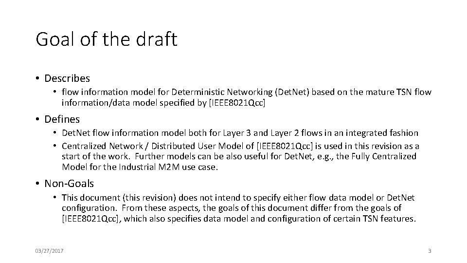 Det Net Flow Information Model Based on TSN
