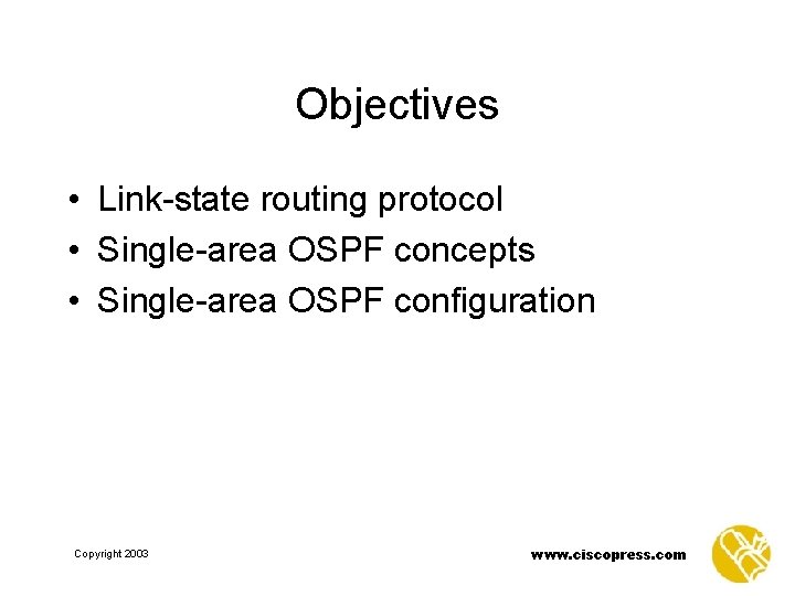 CCNA 3 Chapter 3 SingleArea OSPF By Your