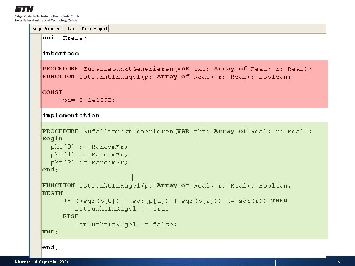 Units und bung 7 Barbara Scheuner Vorlesung Programmieren