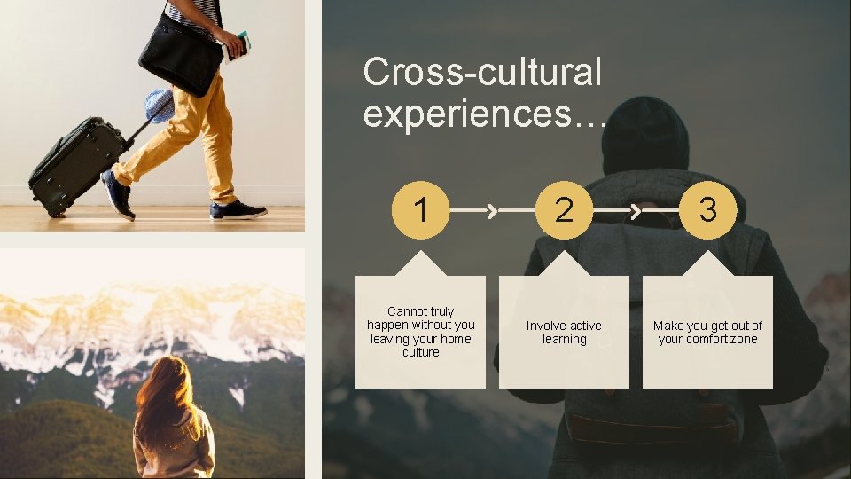 PUTTING YOUR BEST FOOT FORWARD CrossCultural Experiences How