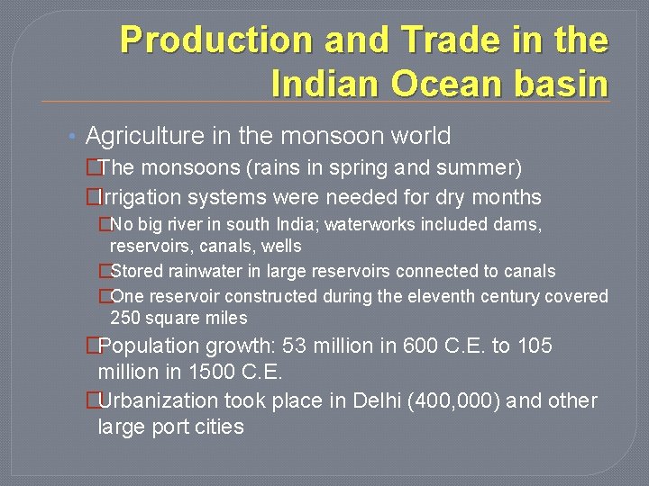 Bell Ringer Crash Course World History Indian Ocean