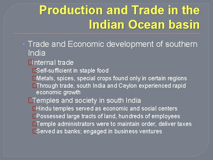 Bell Ringer Crash Course World History Indian Ocean