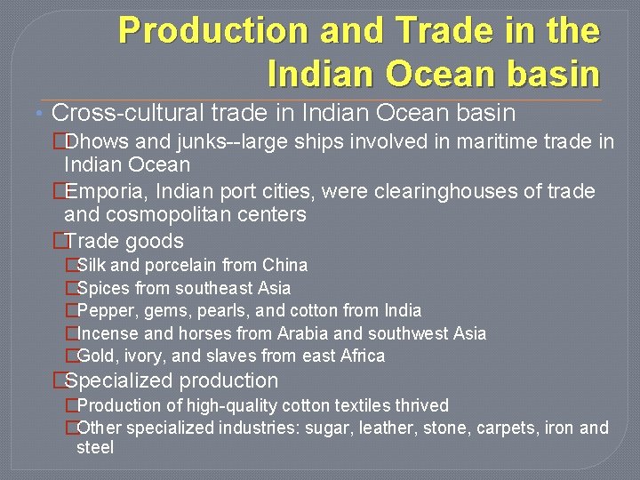Bell Ringer Crash Course World History Indian Ocean