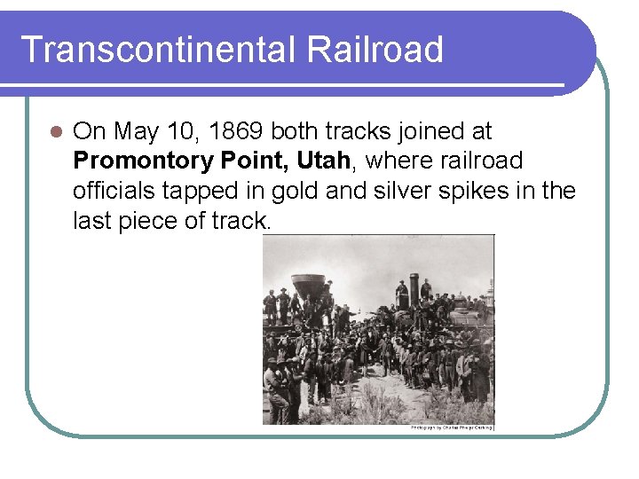 Transforming the Nation Big Idea How can people