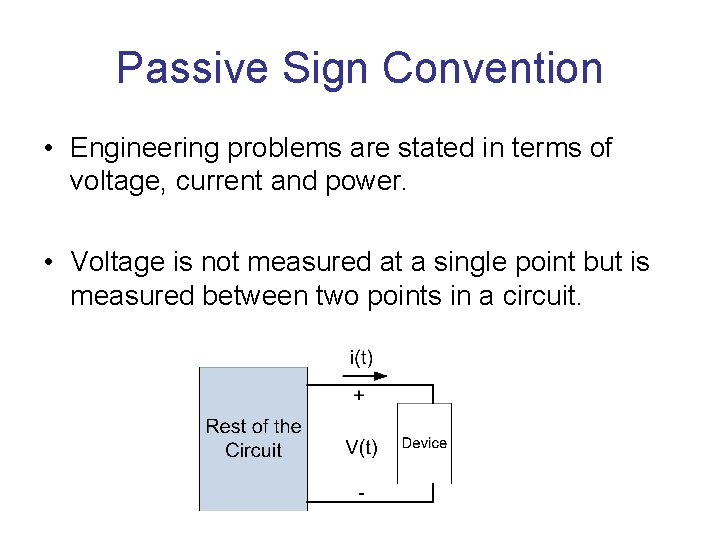 Lecture 1 Circuit Variables ECE 205 Prof Ali
