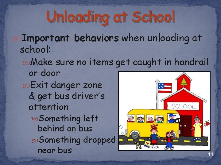 SCHOOL BUS SAFETY ELEMENTARY SCHOOL School Bus Safety