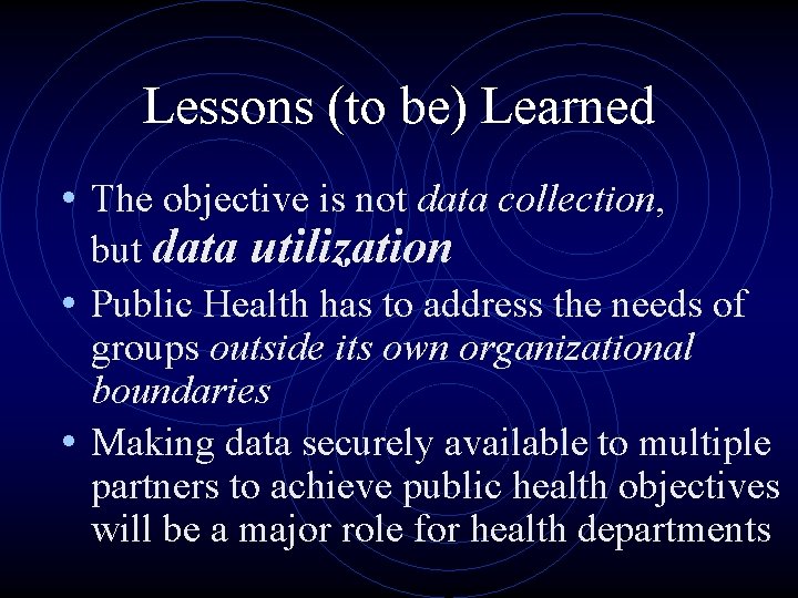 Addressing Barriers to Integration of Child Health Data