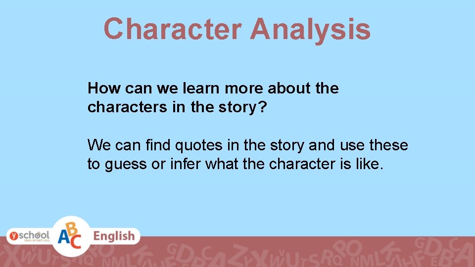 Lesson Topic Short Story Thank You Maam By