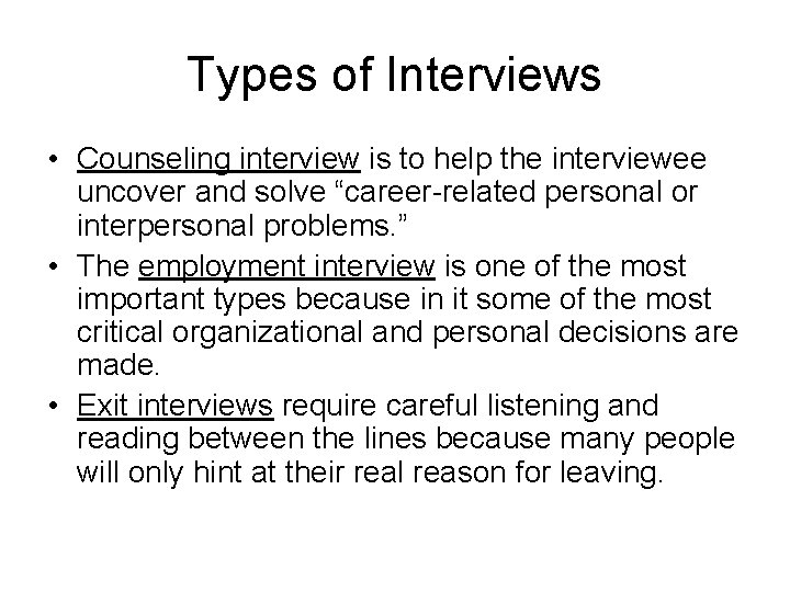 Chapter 7 Basic Information for All Types of