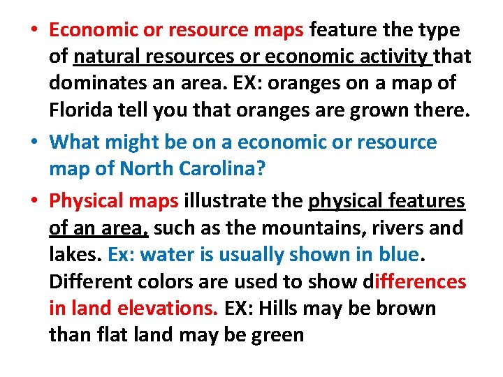 Geography and Absolute Location North Carolina Essential Standards