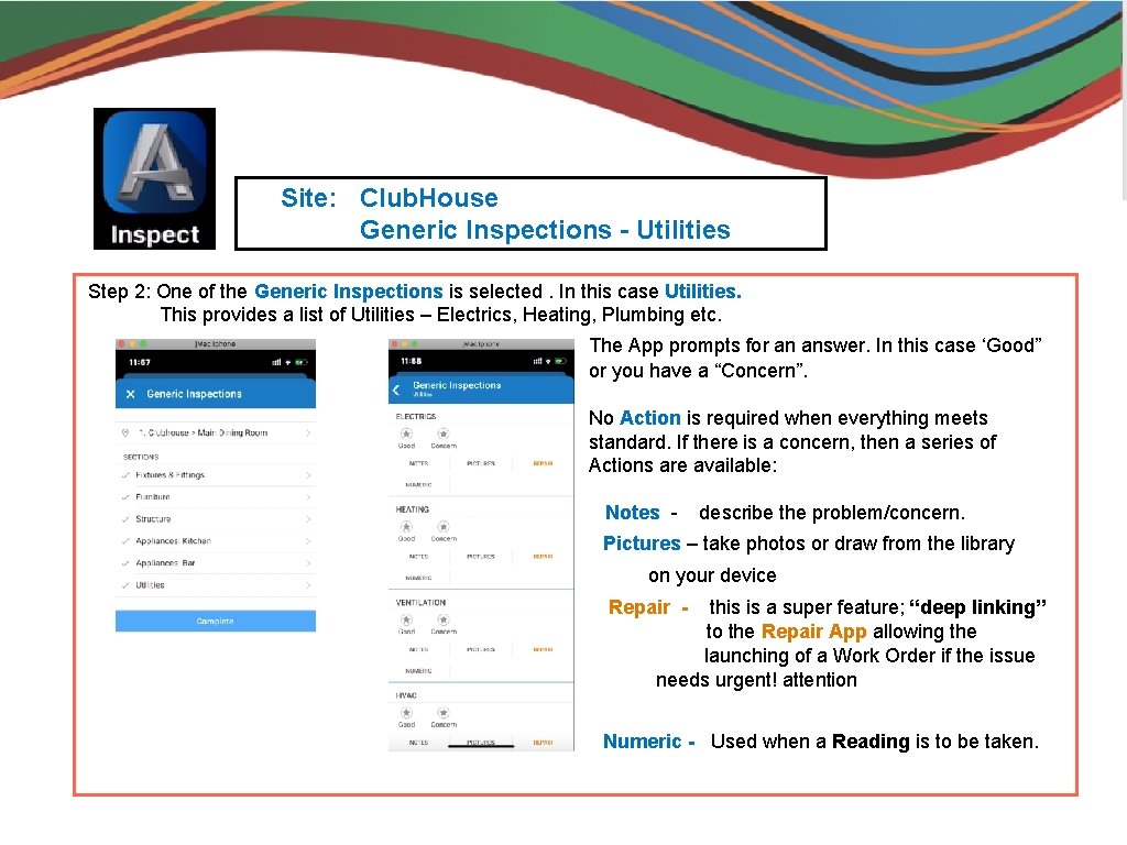 Applenti Mobile Applications INSPECT Tutorial A Country Club