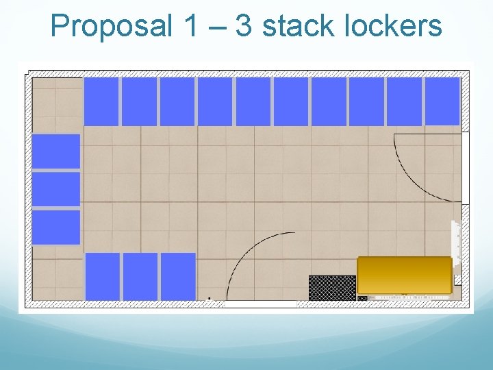 CCC Locker Proposal At present the number of