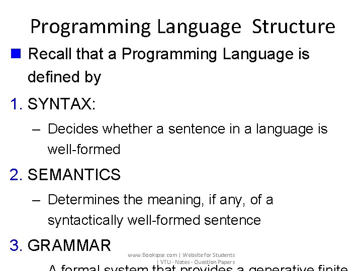 2 Lexical Analysis Objectives To Understand 1 The
