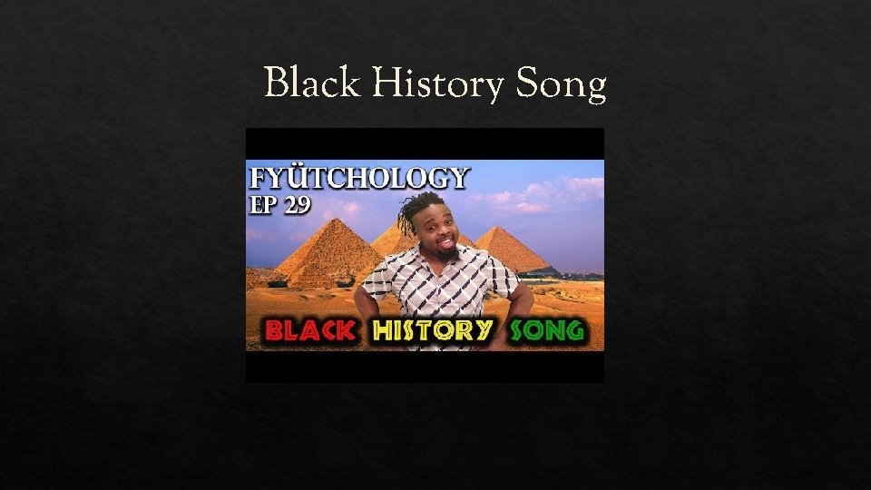 Black History Units Mrs Janice Barnes Pre K5