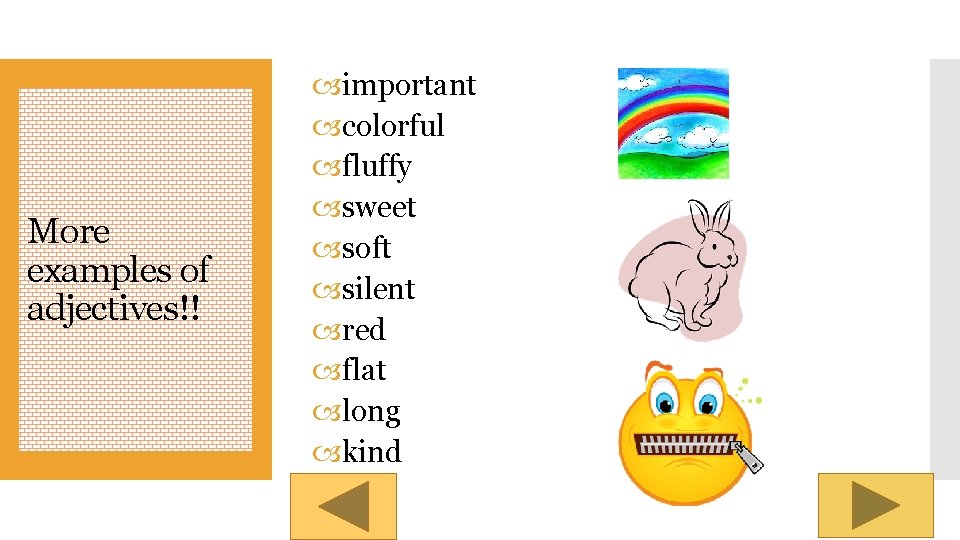 Parts of Speech By Miss Fivie Click here