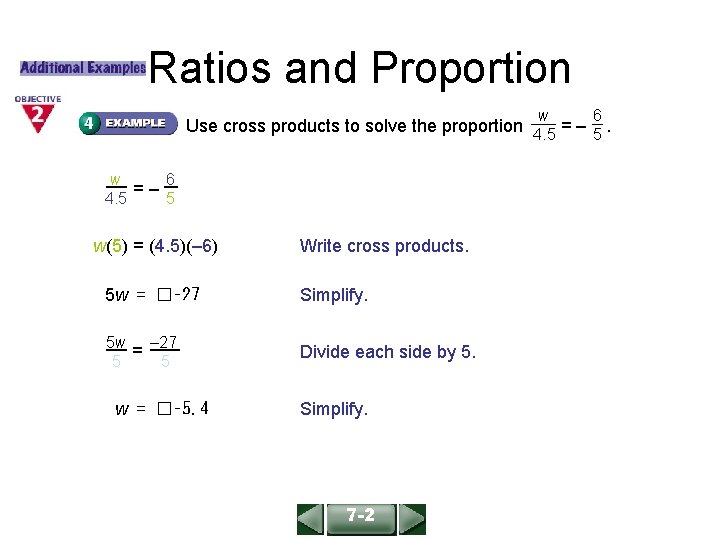 ALGEBRA 1 LESSON 4 1 Ratios and Proportion