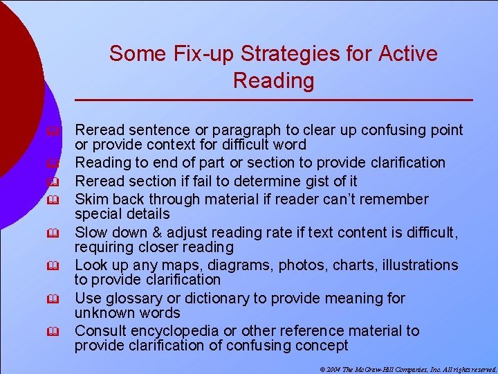 Comprehension defined Smith The process of building a