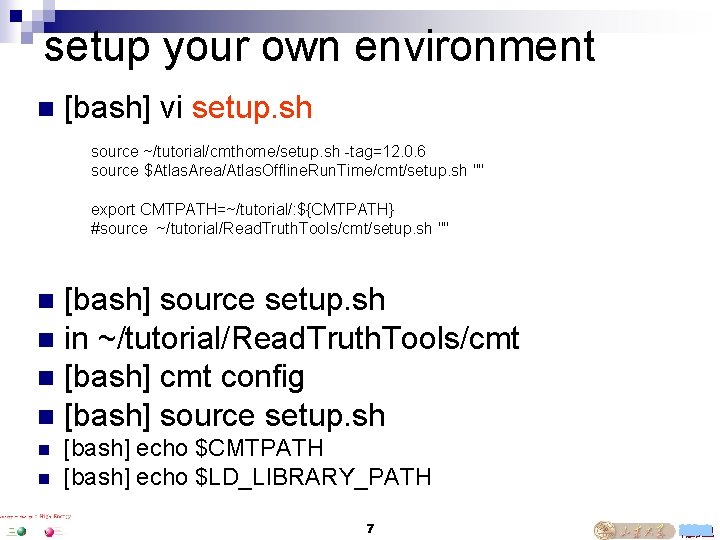 Atlas data analysis tutorial Build your new package