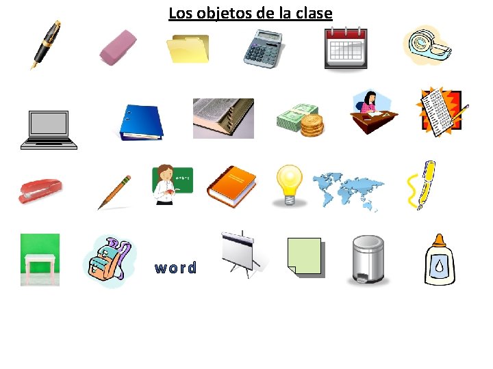 Los objetos de la clase Classroom Objects el