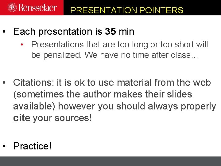 PAPER PRESENTATIONS 1 Each paper will be presented