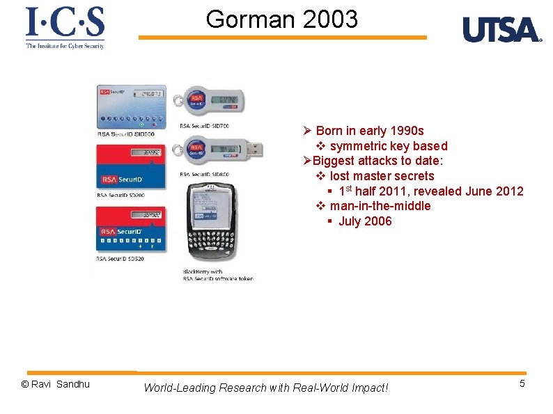 CS 6393 Lecture 4 Authentication beyond Passwords Prof