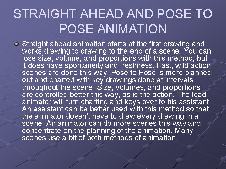 12 Principles of Animation Mr Boudman SQUASH AND