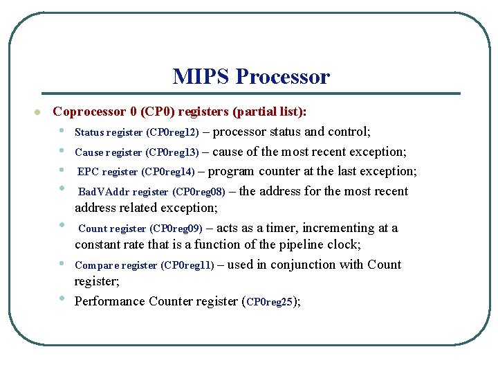 Computer Organization Rabie A Ramadan Lecture 3 Instruction