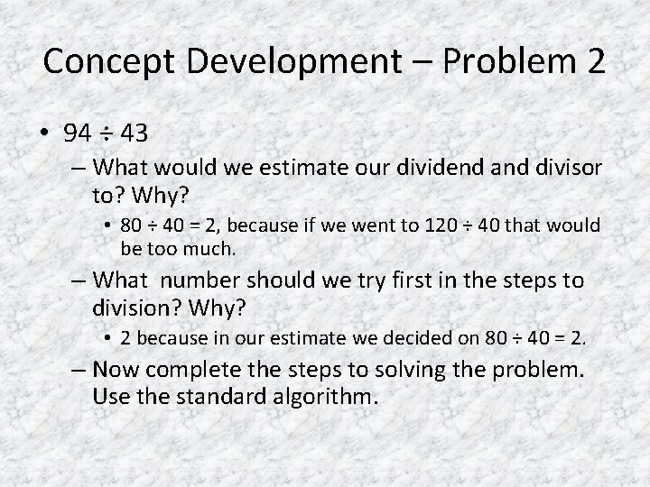 Module 2 Lesson 20 Objective Divide two and