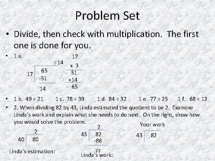 Module 2 Lesson 20 Objective Divide two and