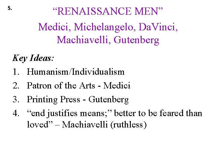 Global History Regents Review Key Figures Buzz Words